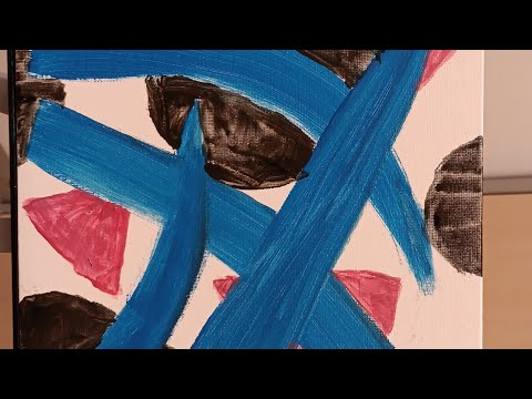 Quick abstract painting 🖼 - YouTube