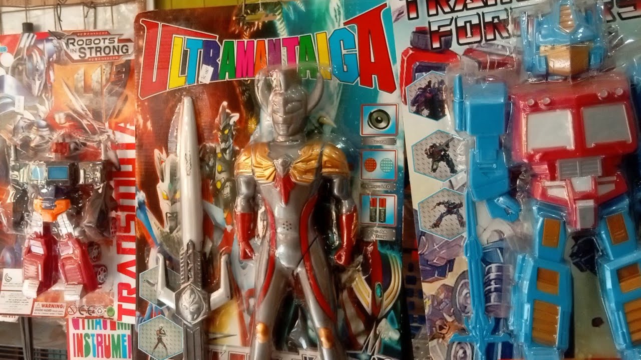 baruu review robot ultramen Power Rangers dan robot transformers - YouTube
