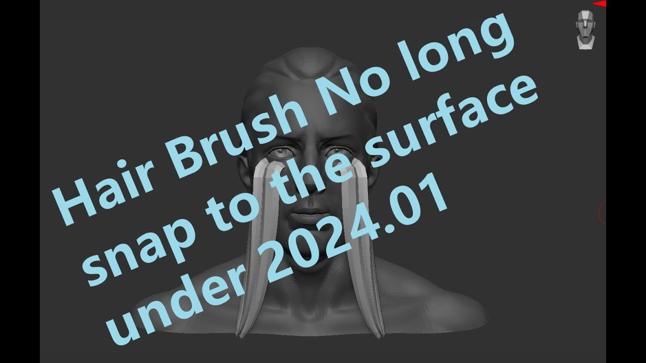 how to fix zbrush 2024 curve bursh snap to the surface problem - YouTube