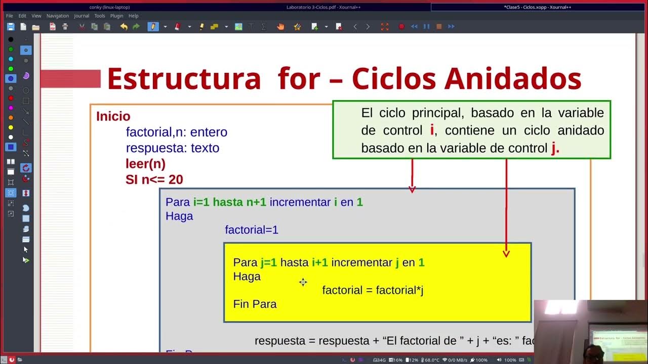 Programación imperativa 2024 I Clase 7 2 Ciclos anidados - YouTube