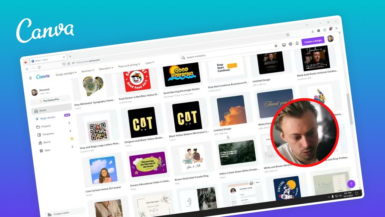 Where are Canva files saved - YouTube