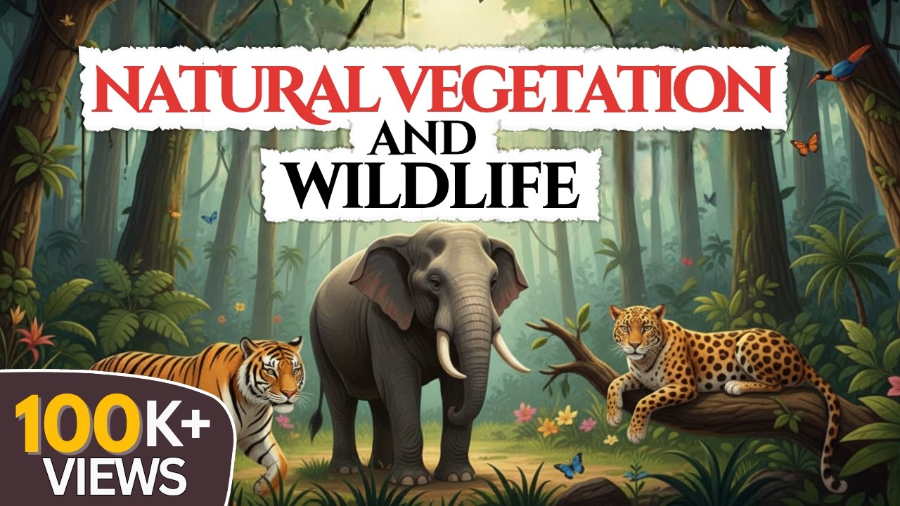 Natural Vegetation and Wildlife class 9 full chapter (Animation ...