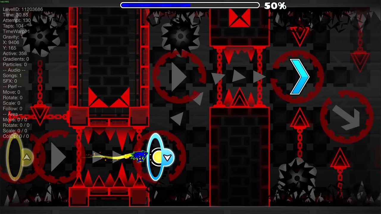 Geometry Dash - "DARK HELL" 100% by: Lazye | (Easy Demon) - YouTube