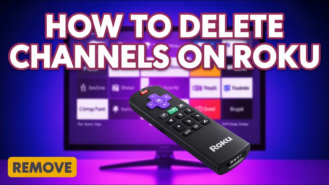 How to Delete Channels on Roku [Remove] - YouTube