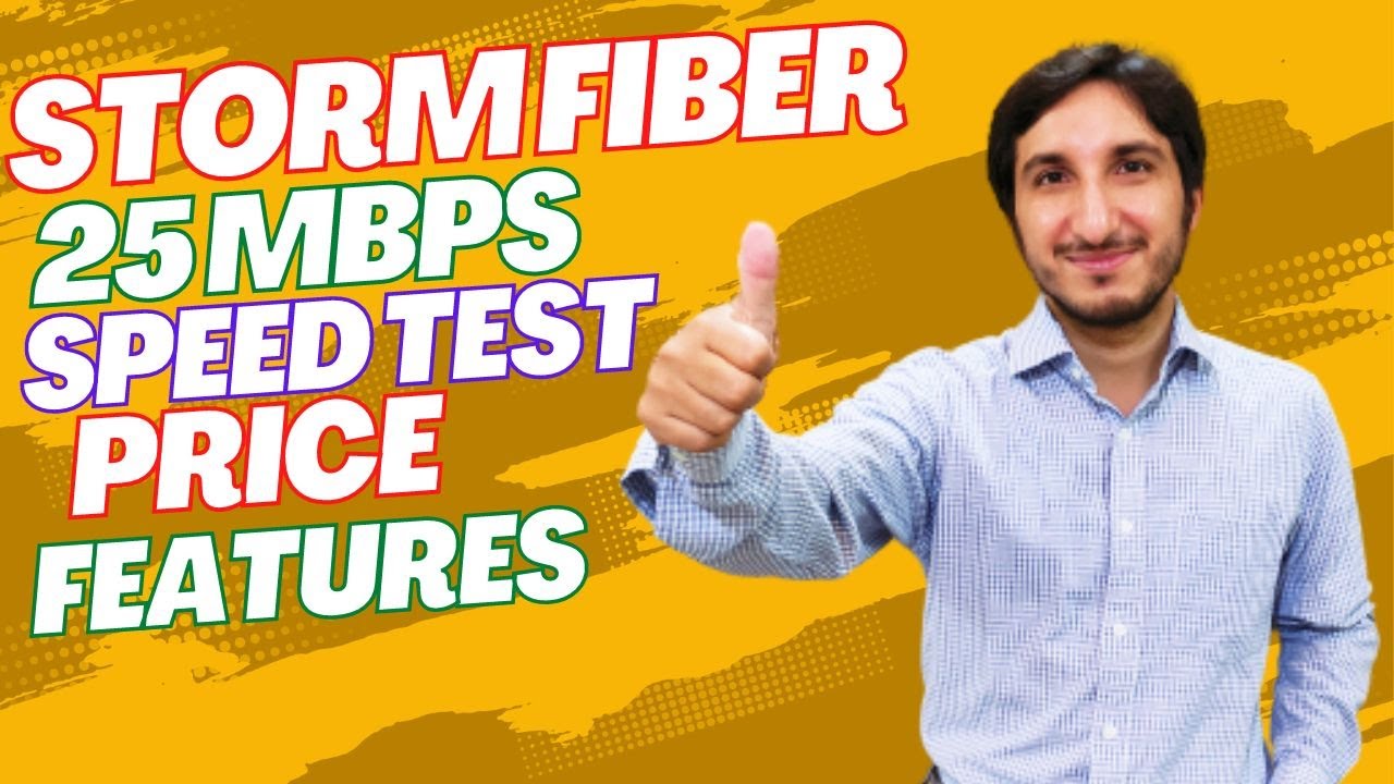 Storm Fiber 25 Mbps Speed Test Price and Features in Pakistan - YouTube