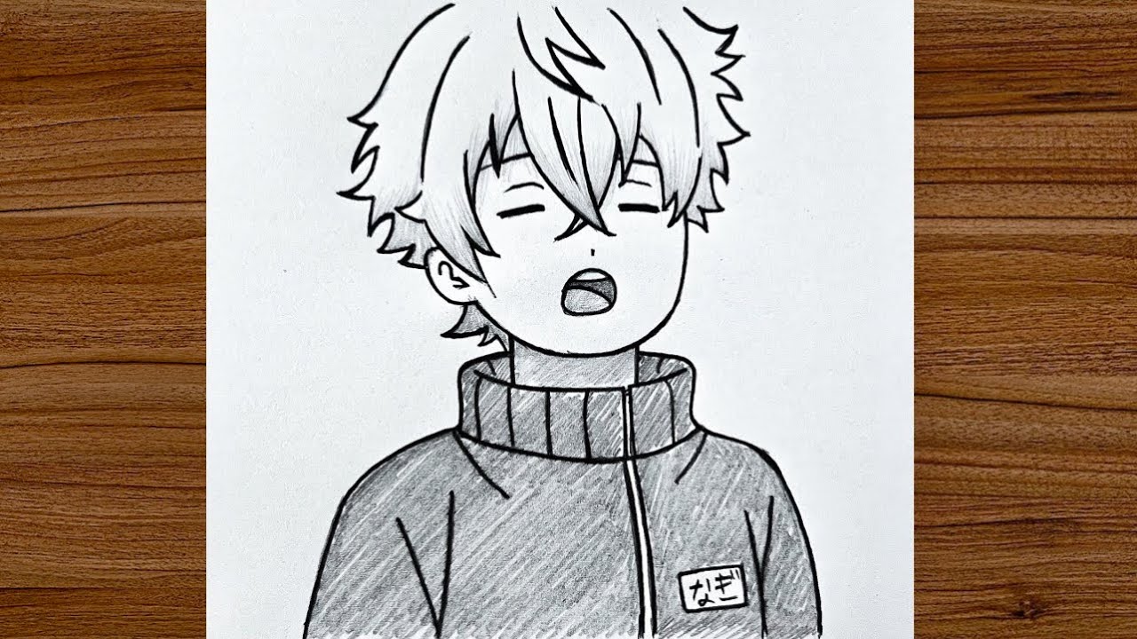 How To Draw Nagi Seishiro Step By Step Easy | Anime Easy Drawings - YouTube