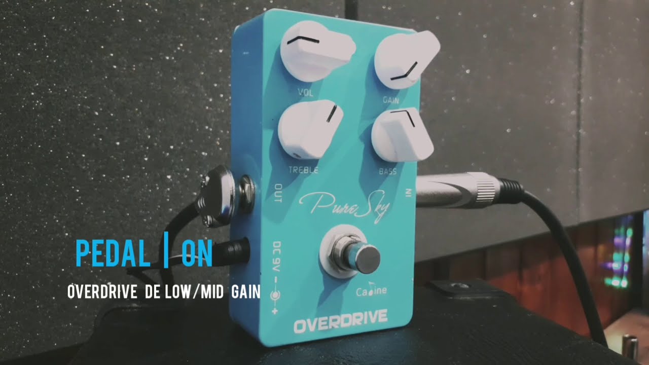 Overdrive Caline Pure Sky | REVIEW PEDAL CUSTO-BENEFÍCIO - YouTube
