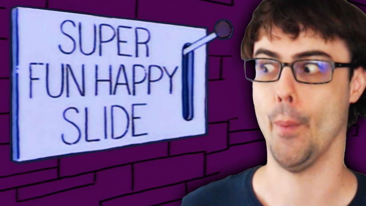 I MADE A SUPER HAPPY FUN SLIDE - YouTube