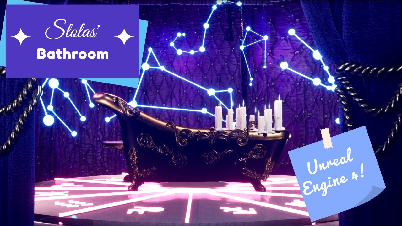 Stolas' Bathroom Helluva Boss - Fanmade 3D Remake (Unreal Engine 4 ...
