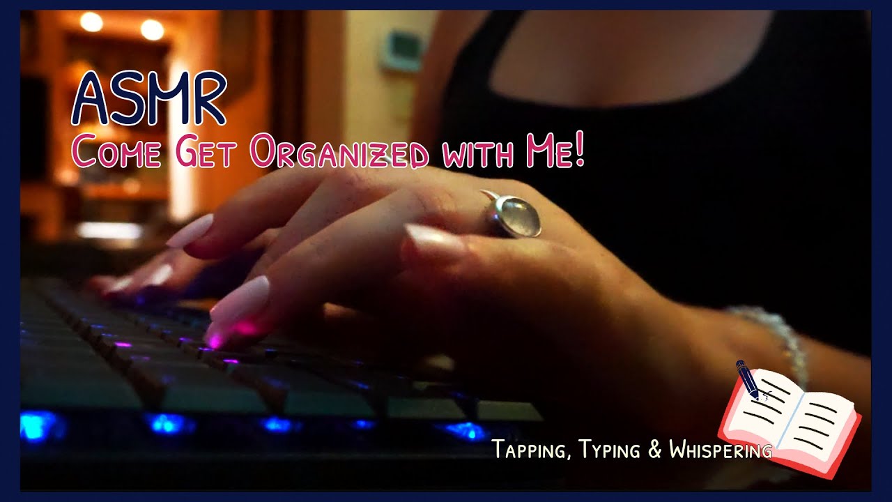 ASMR Uni Prep | Relaxing Paper & Keyboard Sounds + Casual Chat 🎧📖 - YouTube