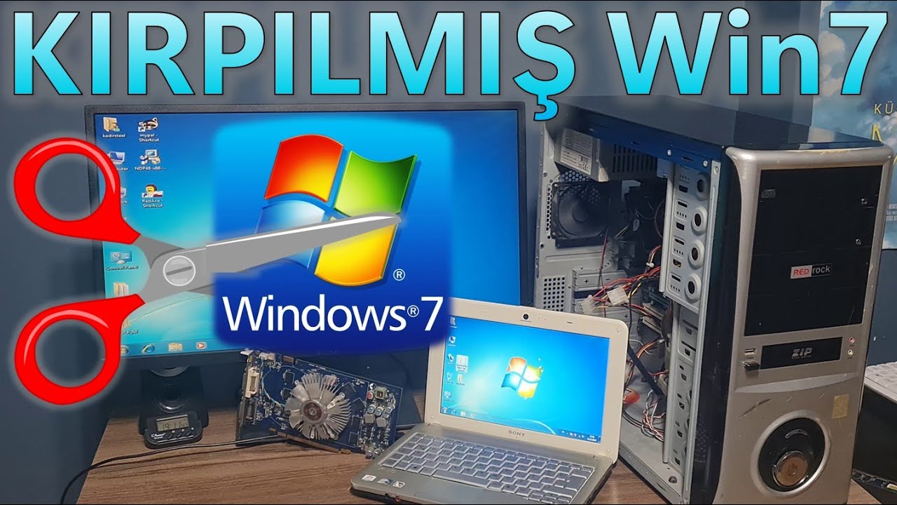 Kırpılmış Windows 7! Tiny7?? - YouTube