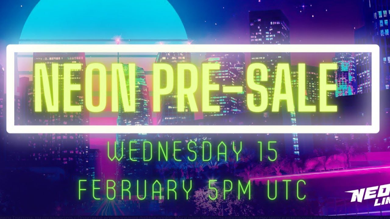 Neon Link Первая продажа токена $NEON состоится 15 февраля в 17:00 по ...