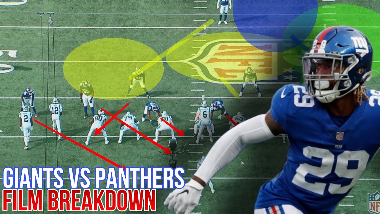 GIANTS DEFENSE SCHEME IS A QB'S NIGHTMARE | Giants vs Panthers 2022 ...