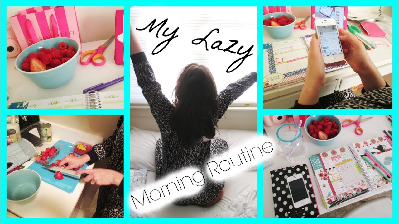My Lazy Morning Routine | Winter 2015 - YouTube