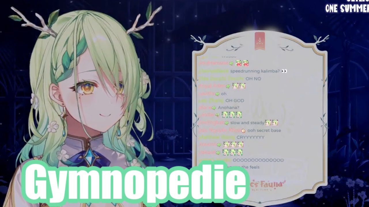 Fauna plays Gymnopedie with her Kalimba - YouTube