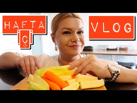 Hafta İçi Bir Günlük Vlog | DİYETTE BİR GÜNDE NELER YİYORUM ?