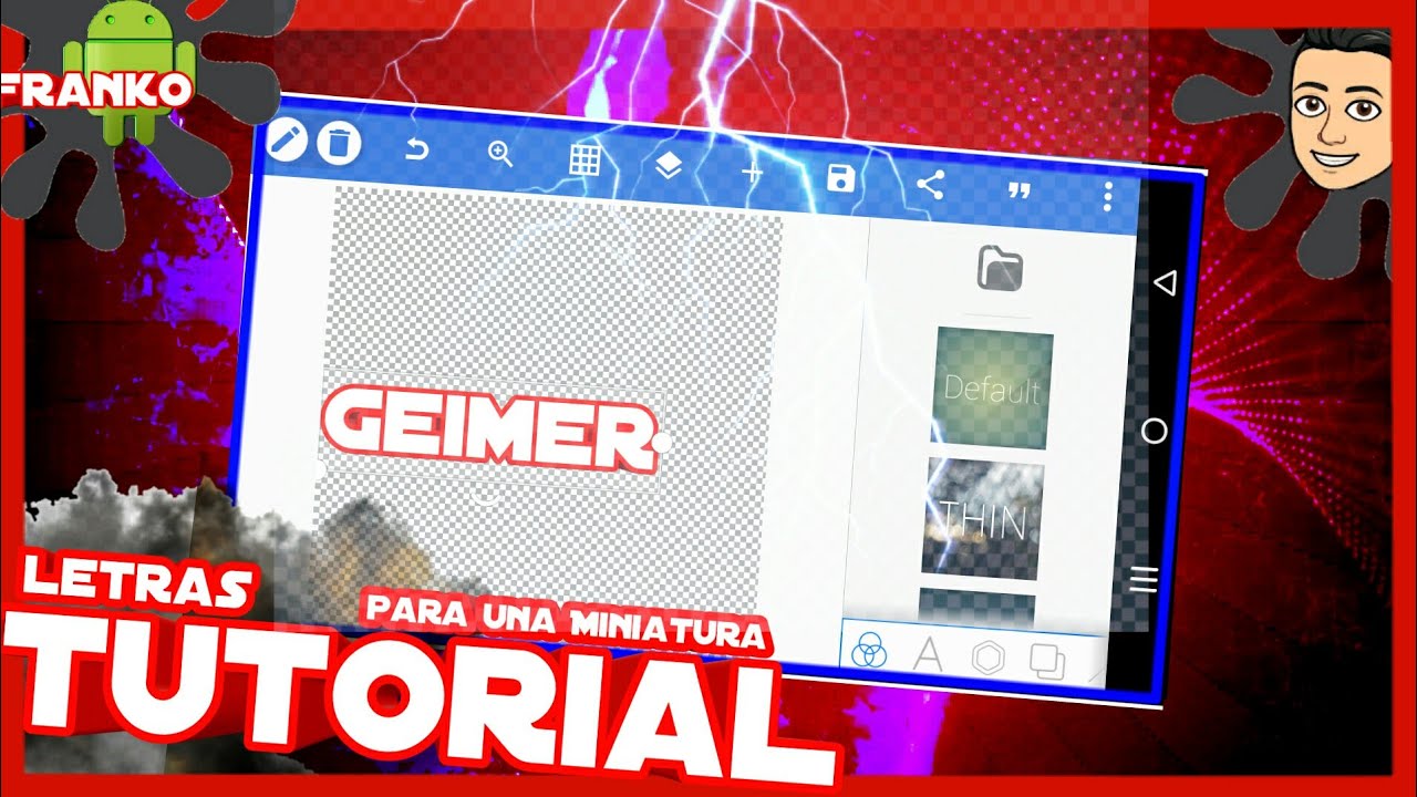 Como hacer Textos para tus miniaturas - YouTube