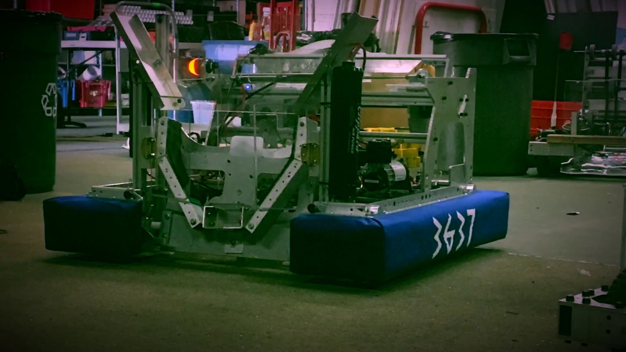 FRC Team 3637: FIRST STEAMWORKS Robot Reveal - YouTube