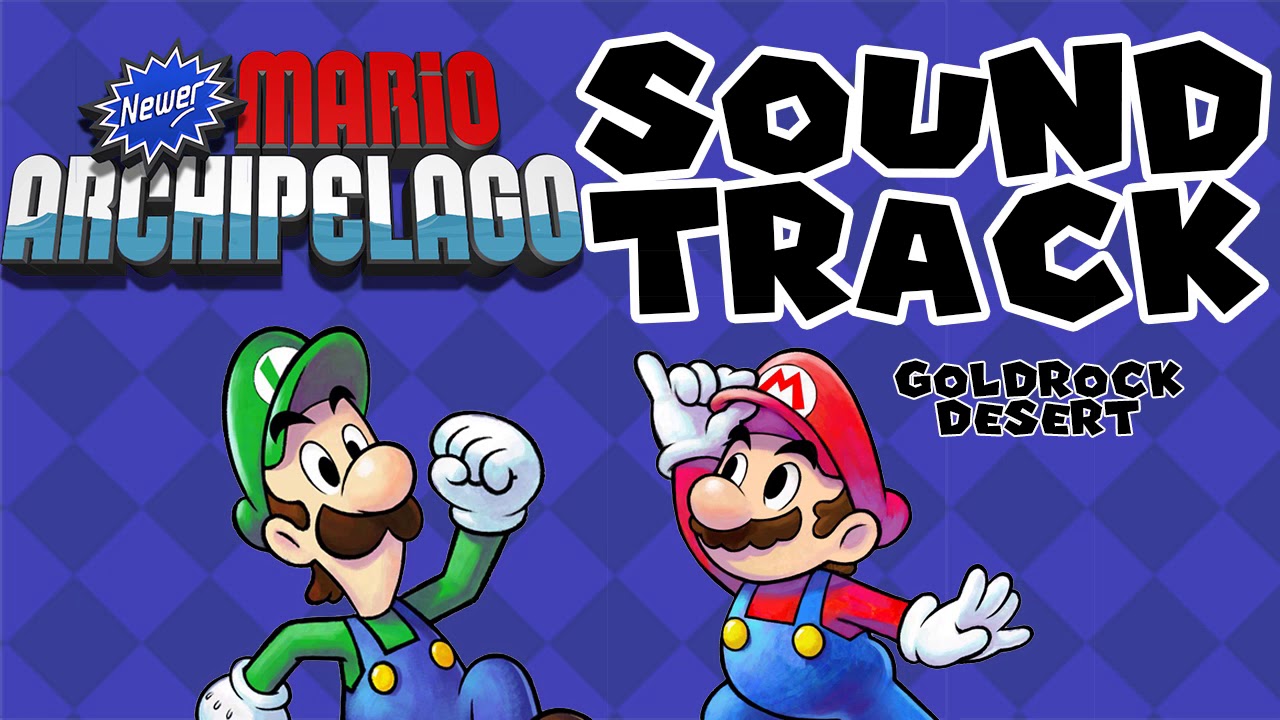 Newer Mario Archipelago - GoldRock Desert Music Preview - YouTube