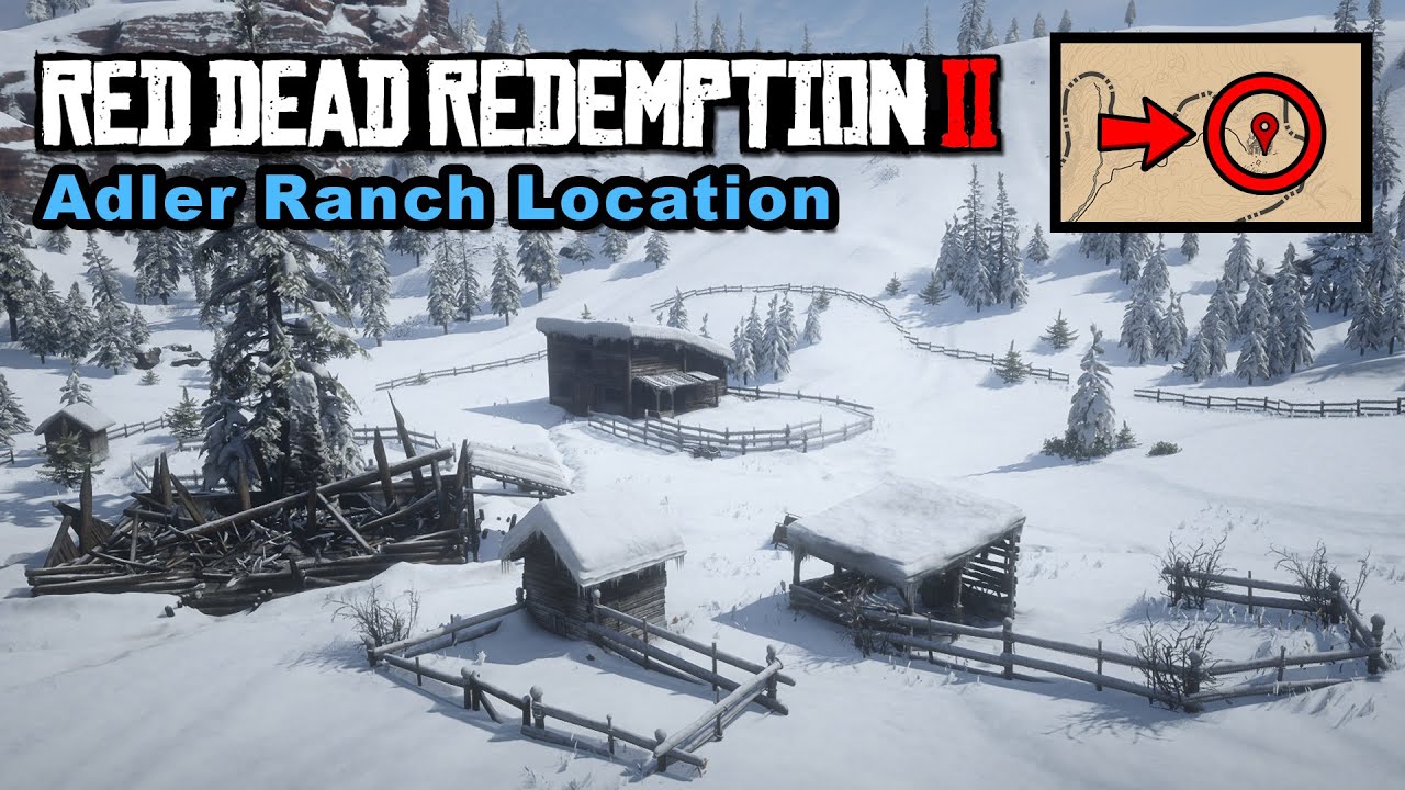 Adler Ranch location - Red Dead Redemption 2 - YouTube