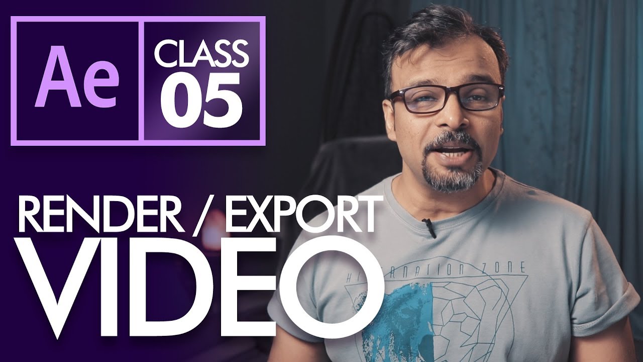 How to Render / Export Video in After Effects -اردو / हिंदी [Eng Sub ...