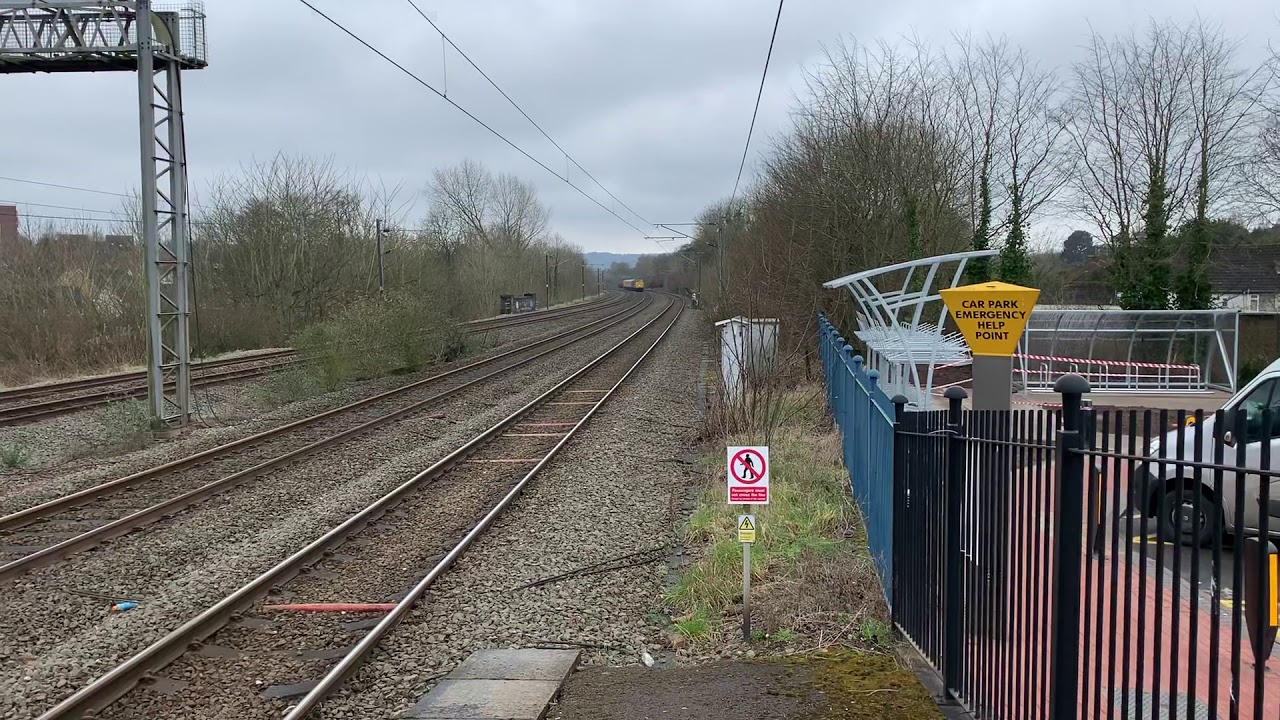 The network rail test train + the Tesco train 2020 - YouTube