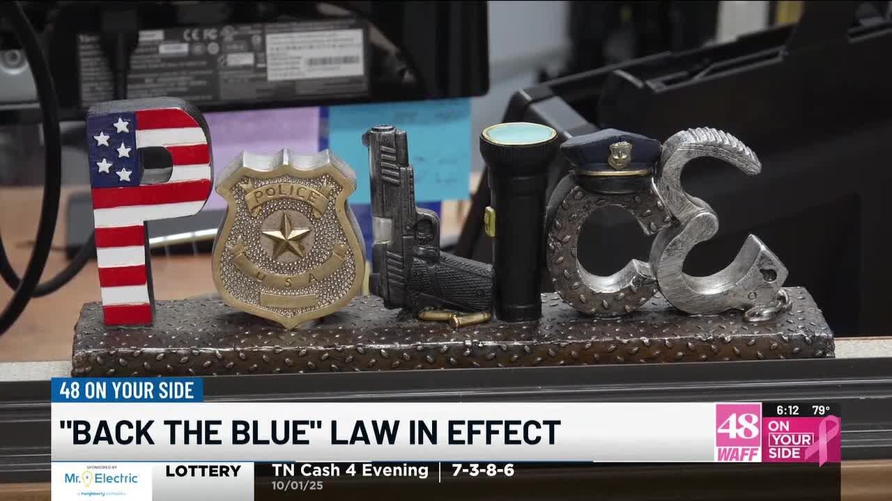 Scottsboro Police Department reacts to ‘Back the Blue’ law now in ...