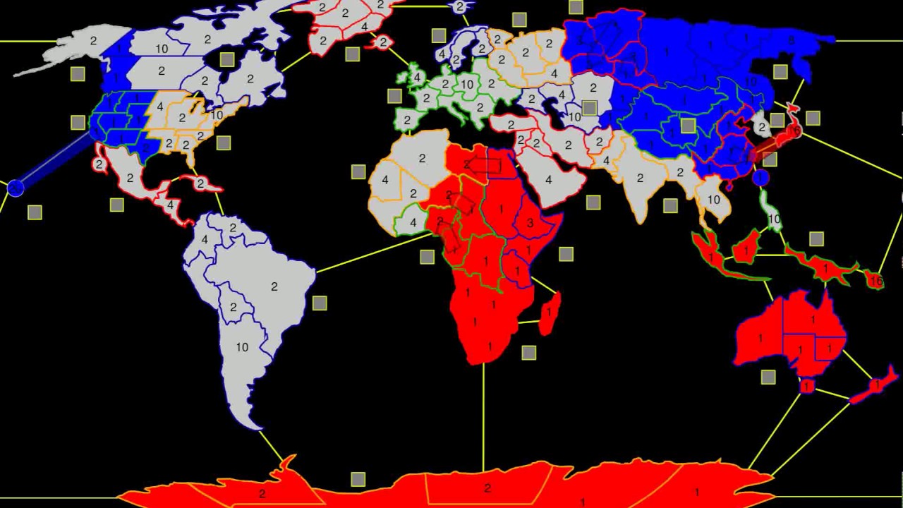 WarLight game: 1 v 1 multi-day (Auto Game) - YouTube