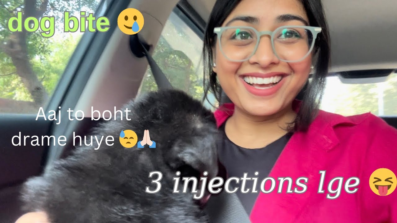 3 injections lge aaj 😓 | got a dog bite🐶☹️ | a day full of drama😂🤓 ...