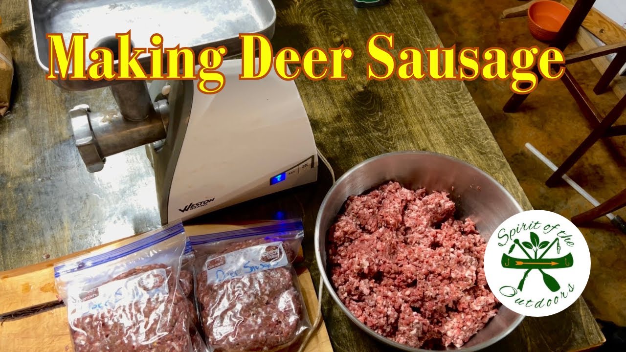 Making Deer Sausage - YouTube