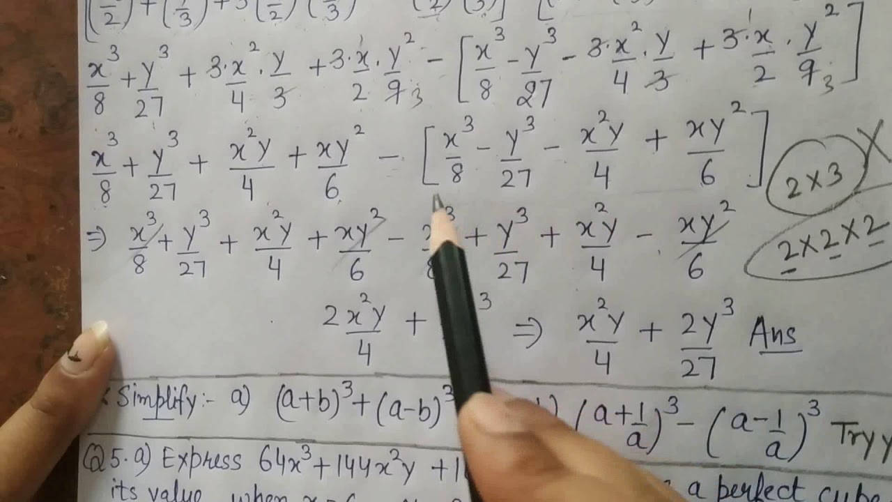 Grade 9 Mathematics Assignment 18 Chapter Algebra Ex 1 B Q 4 5 grade-9-mathematics-assignment-18-chapter-algebra-ex-1-b-q-4-5