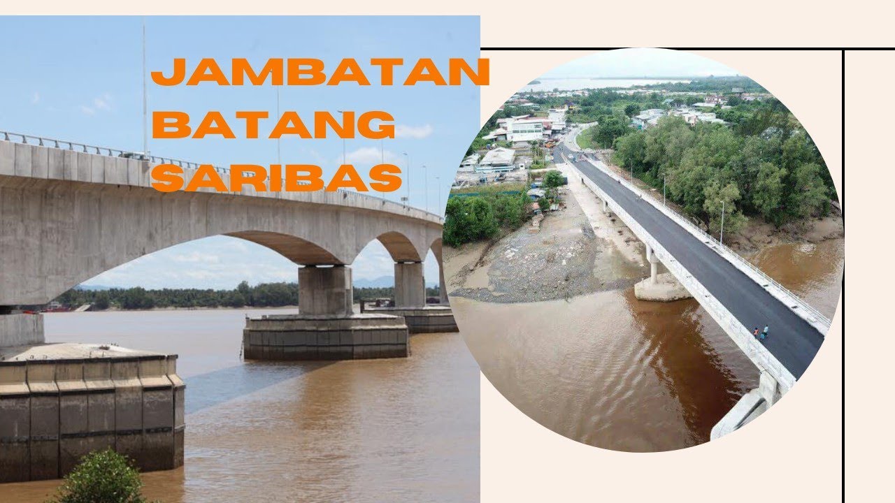 Jambatan Batang Saribas dalam proses pembinaan#batangsarinas#pusa# ...