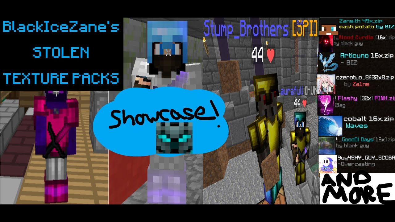 Minecraft 1.8.9 texture packs (BlackIceZane's stolen texture pack creations) | Hypixel Mega ...