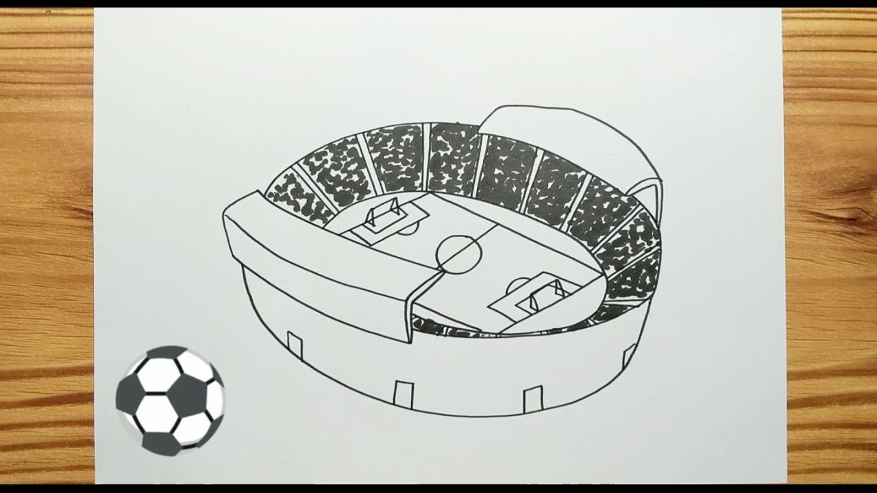 Soccer Stadium Drawing 50+ Architectural Drawing Of A Football Soccer