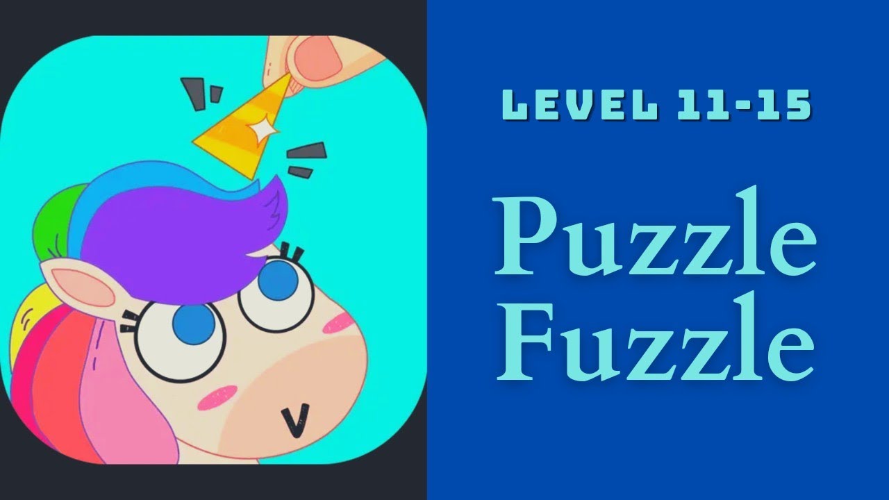 Puzzle Fuzzle Game Level 11 12 13 14 15 - YouTube