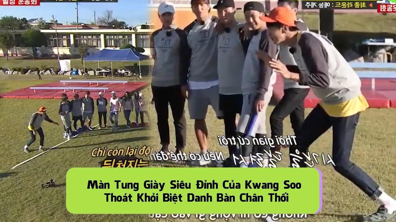 RUNNING MAN VIETSUB | Màn Tung Giày Siêu Đỉnh Của Kwang Soo Thoát Khỏi ...