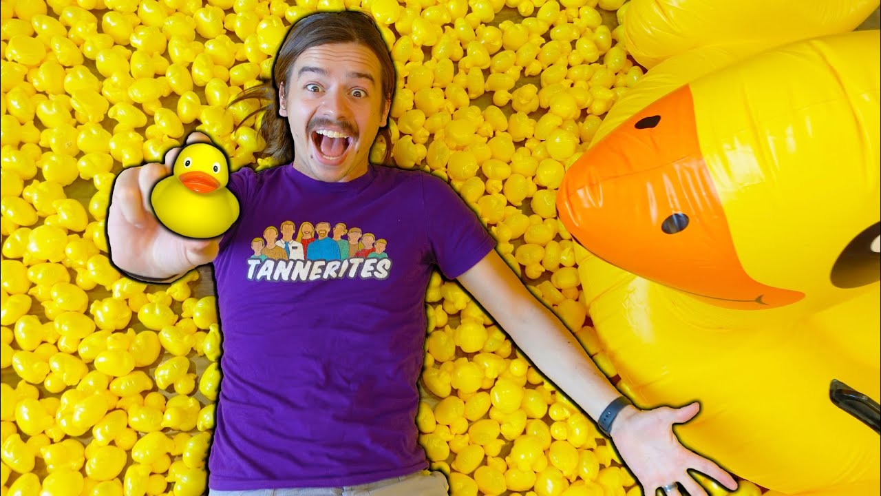 Filled My Parents House With RUBBER DUCKS!! - YouTube