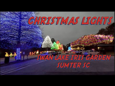 CHRISTMAS LIGHTS SWAN LAKE SUMTER SOUTH CAROLINA 2022 - YouTube