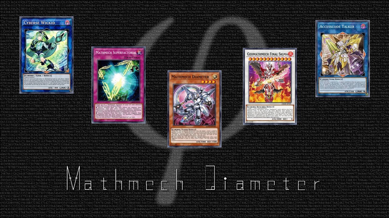 【遊戯王ADS】斬機ダイア/Mathmech Diameter【ygopro】 - YouTube
