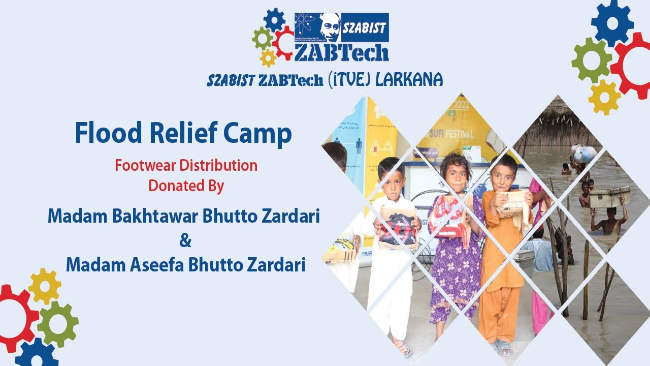 ZABTech's Contribution in Floods 2022 | SZABIST ZABTech - iTVE - YouTube