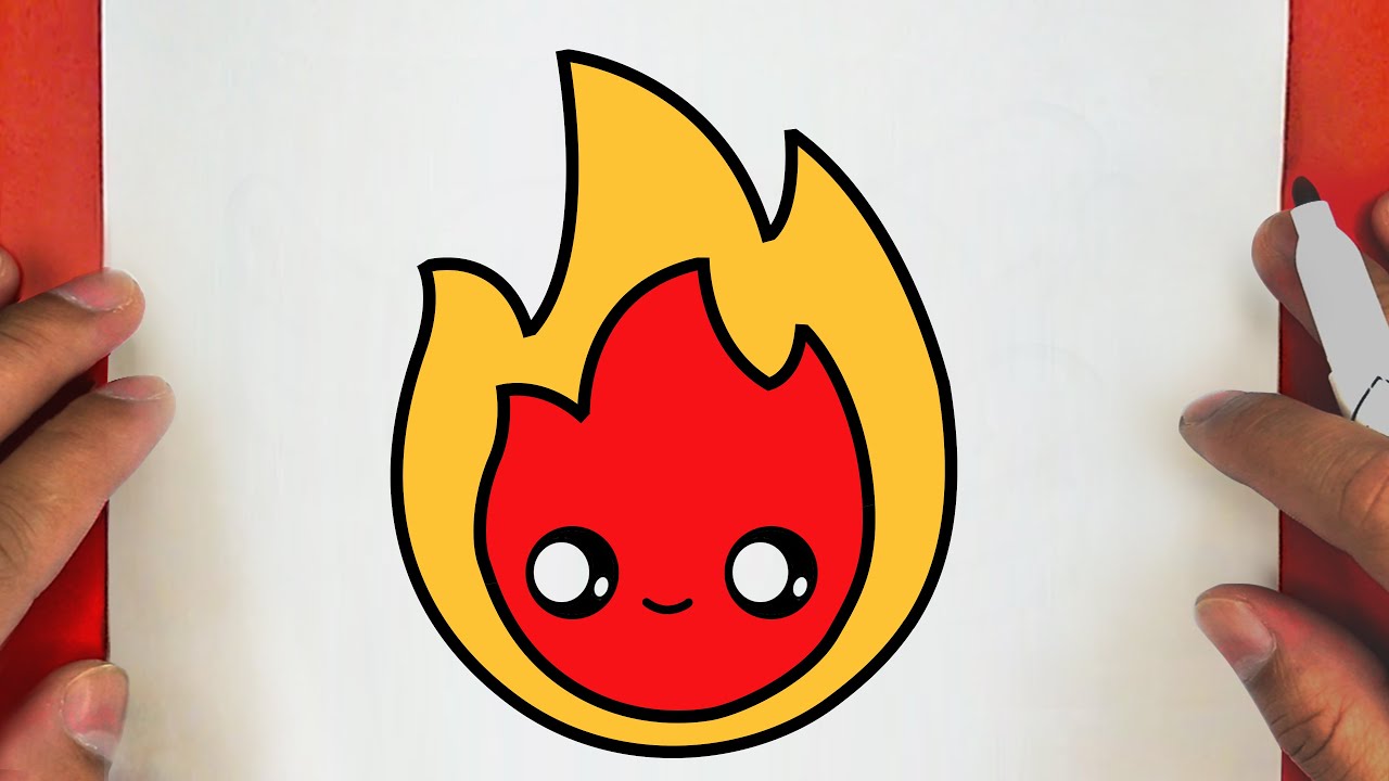 CÓMO DIBUJAR UN LINDO FUEGO, PASO A PASO, JACK Dibujos - YouTube