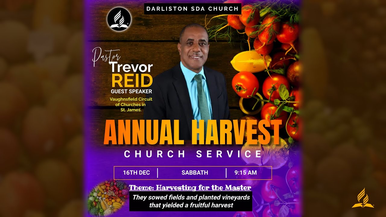 "Harvesting for the Master" — Harvest 2023 with Pastor Trevor Reid ...
