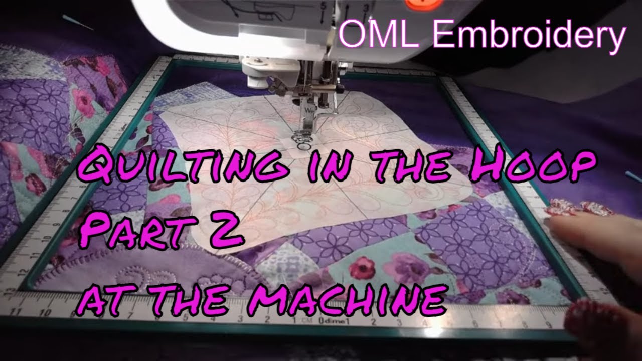 Quilting in the Hoop: Hooping and stitching on your embroidery machine ...