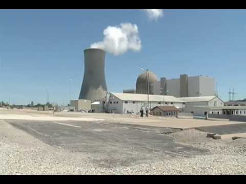 New storage for nuclear waste at nuke plant - YouTube