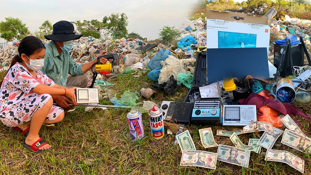 Amazing Fining Money $! treasure found a lot at the trash-so lucky to ...
