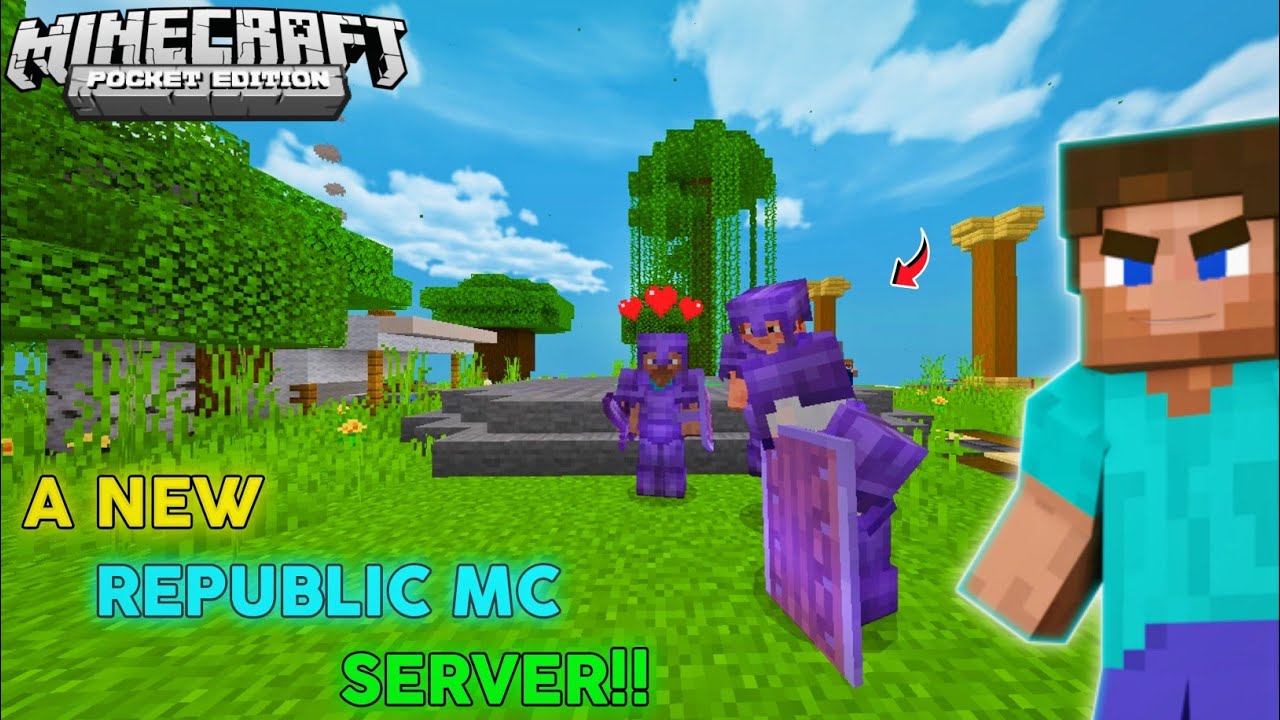 A NEW REPUBLIC MC SERVER FOR YOUR MINECRAFT PE..🔥 | REPUBLIC MC | 24/7 | MINECRAFT SERVERS ...