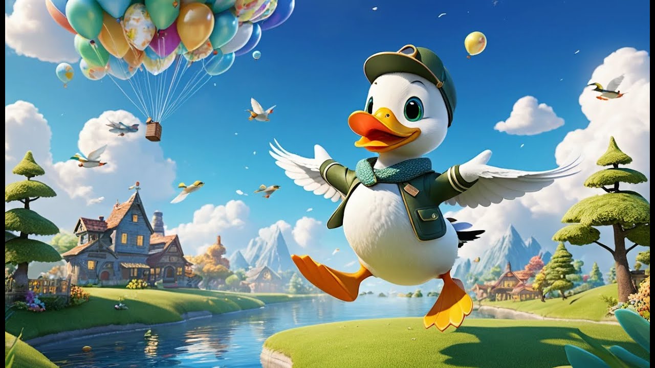 Ducky Flappy Wings Go Flap Flap Flap | Energetic Duck Song for Kids ...