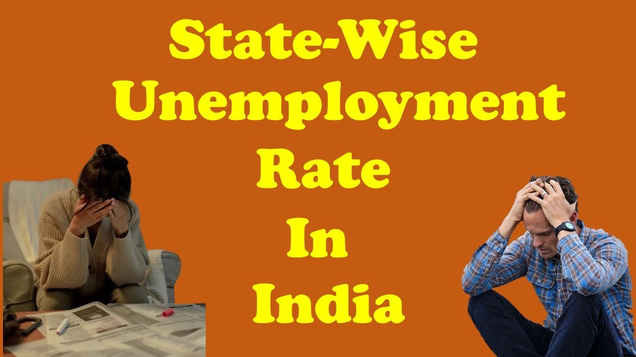 State wise unemployment rate in India - YouTube