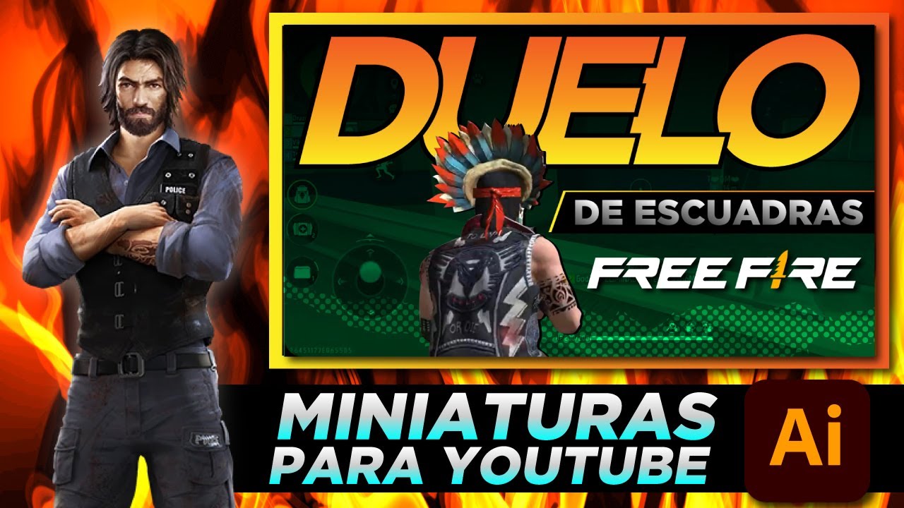 Como hacer miniaturas para youtube de Free Fire 🔥 #FreeFire - YouTube