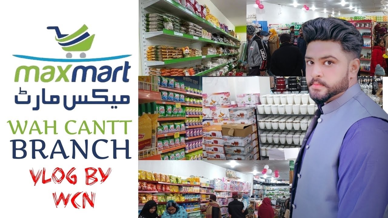 Opening day of Max mart Wah Cantt Branch with Reviews. - YouTube